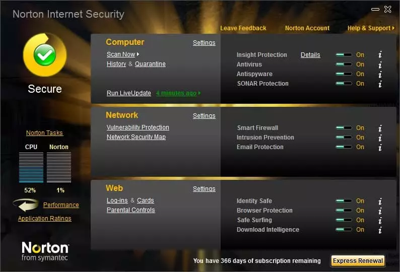 Norton Internet Security 2010 nirxandin