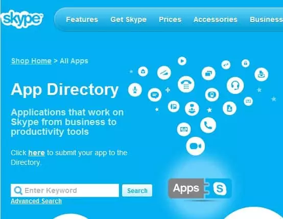 skype app katalog