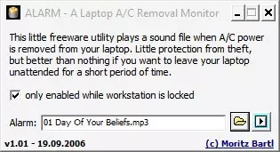 alarmi i laptopit
