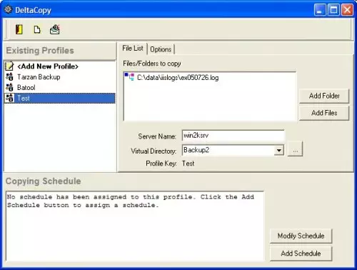 softuer për kopje rezervë të Windows