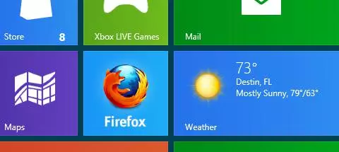 Firefox метро Windows 8