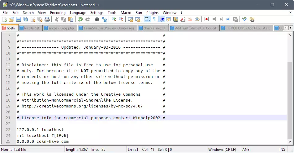 file host blok pertambangan bitcoin