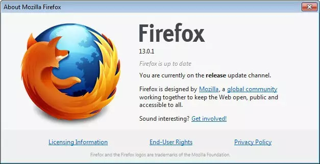 firefox 13.0.1