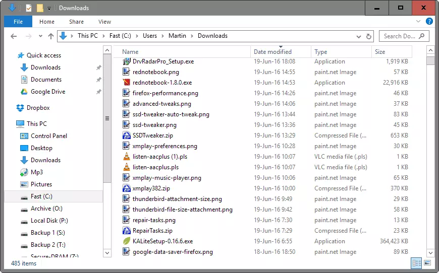 folder undeuran default windows