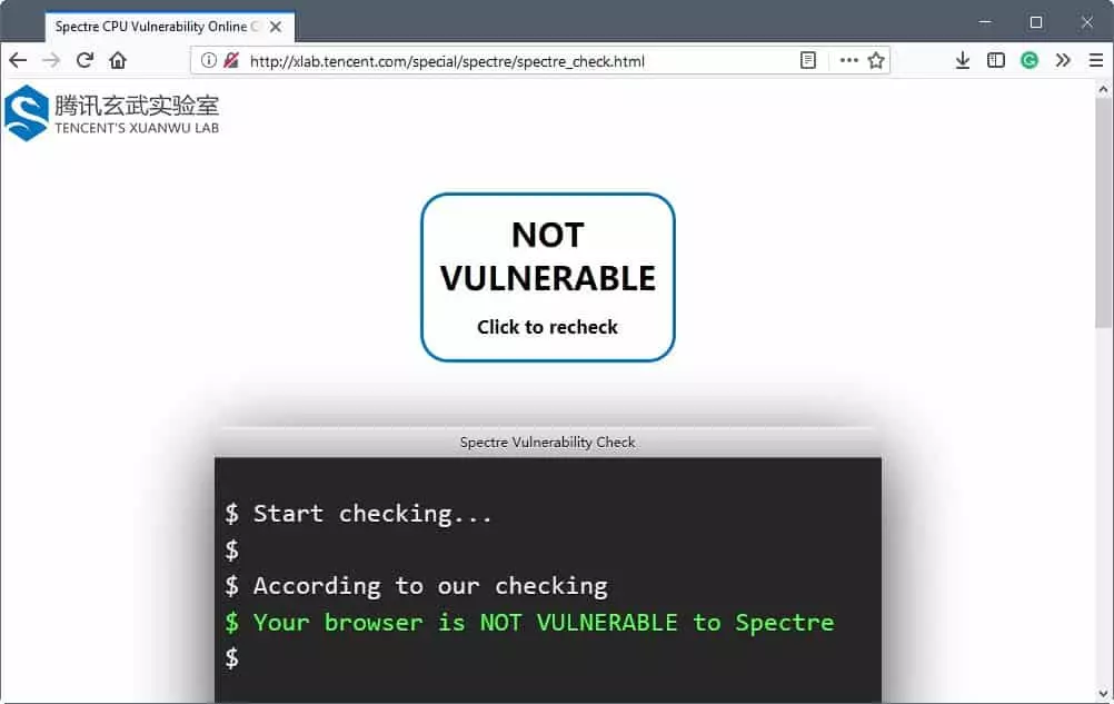 Spectre-Browser-Check