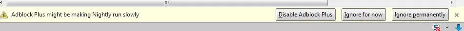 Firefox tilføjelse kører langsomt