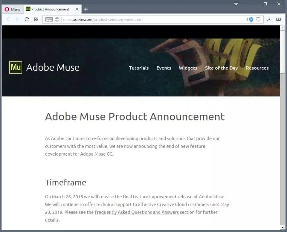 Adobe muse