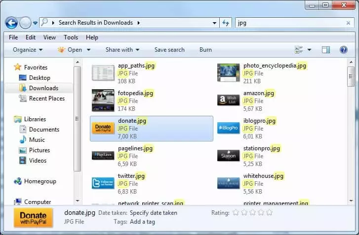 Windows 7: як скапіяваць або перамясціць файлы з некалькіх тэчак