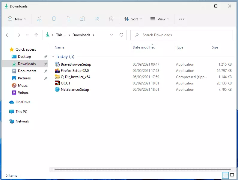 windows 11 file explorer tampilan kompak
