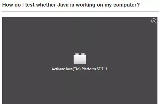 Javaを有効にする