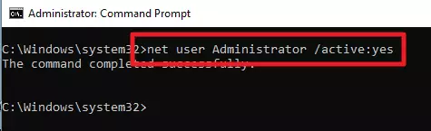 Windows 11 activa comanda contului de administrator