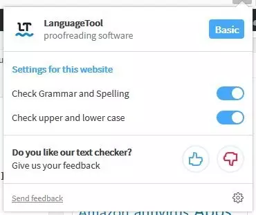 Add-on LanguageTool