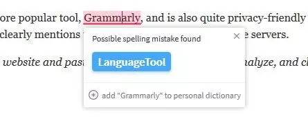 Юмори LanguageTool