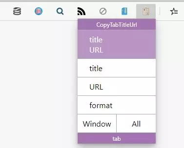 Sábháil teideal agus URL do chuid cluaisíní i bhformáidí éagsúla leis an síneadh CopyTabTitleUrl do Firefox agus Chrome