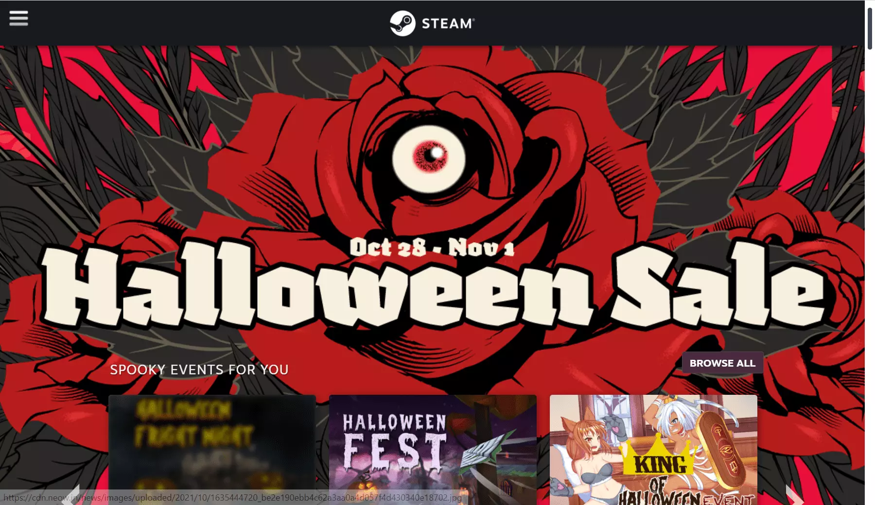 Steam, Epic Store le GOG Halloween Thekiso: likhetho tsa rona tse holimo ke tsena