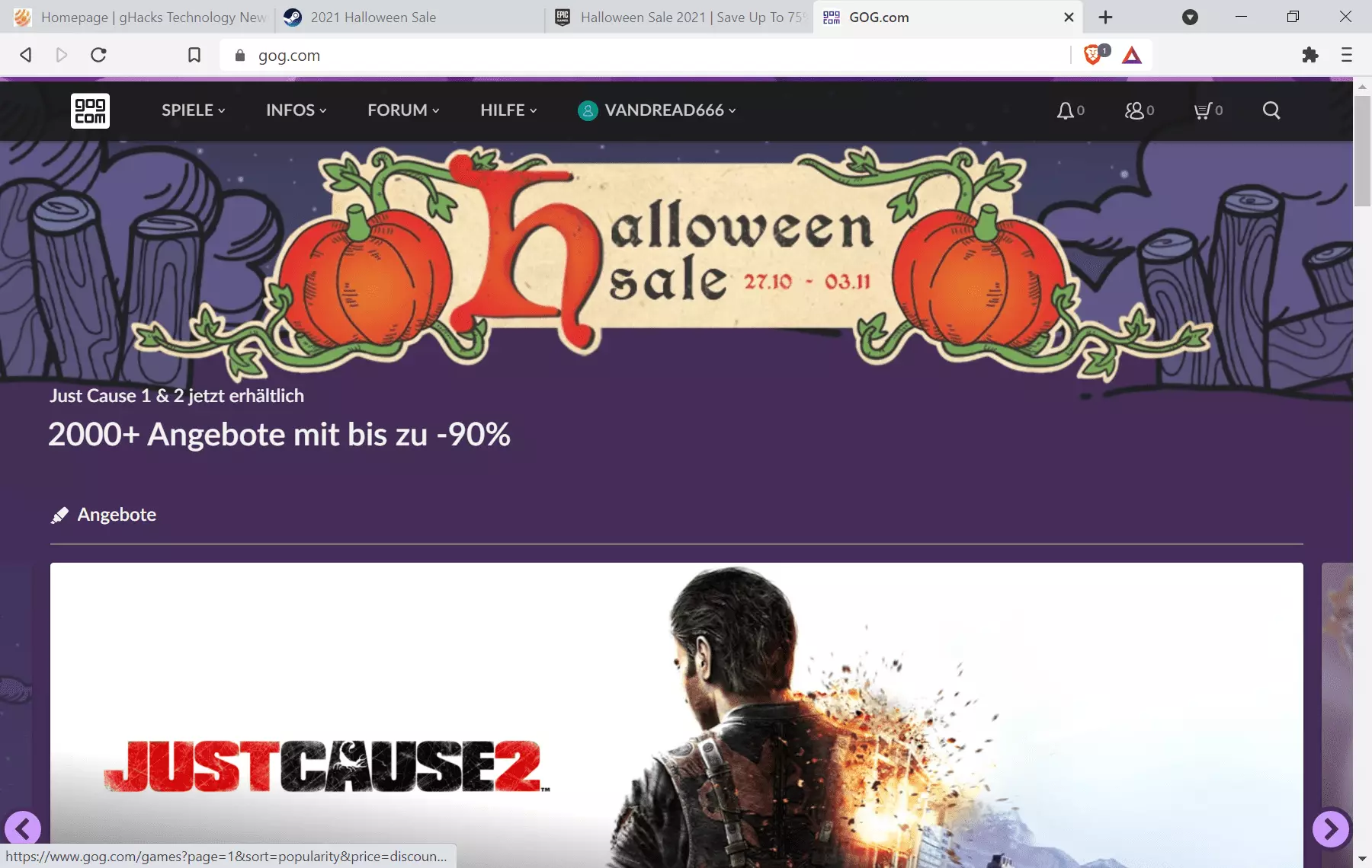 Steam, Epic Store en GOG Halloween Sales: hjir binne ús topkeuzen 1787_7