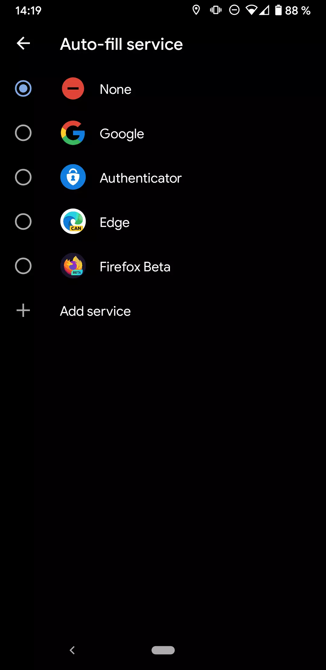 I-Firefox system wide password manager android