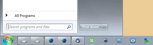 Windows programska traka gumbi bez oznaka