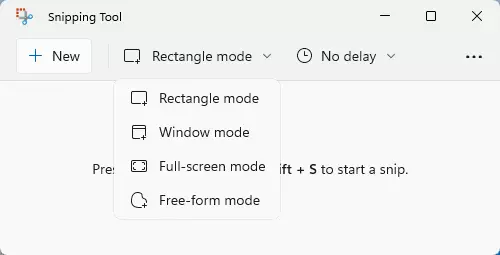 windows 11 ເຄື່ອງມື snipping 2