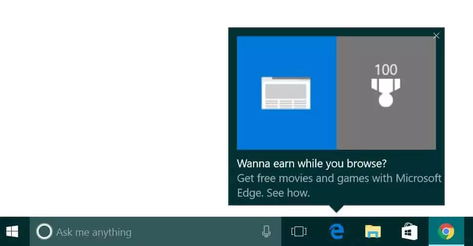 Edge Ad Windows 10