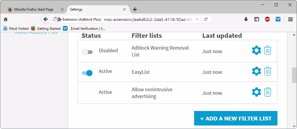 adblock បូកបញ្ជីតម្រង