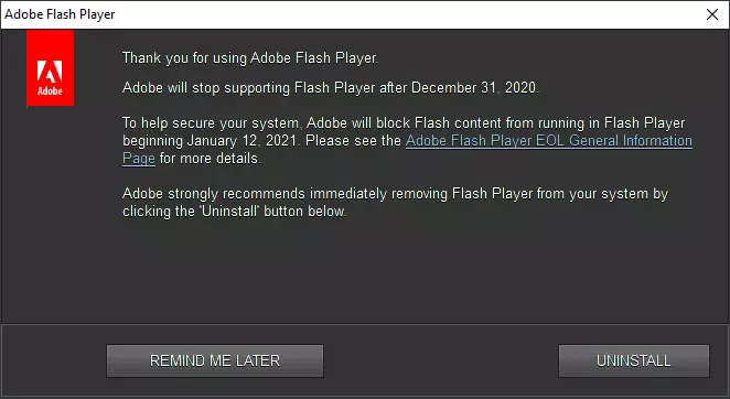 mèsi paske w itilize Adobe Flash Player