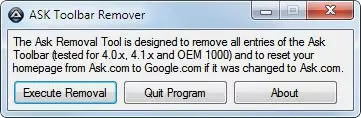 Fråga Toolbar Remover