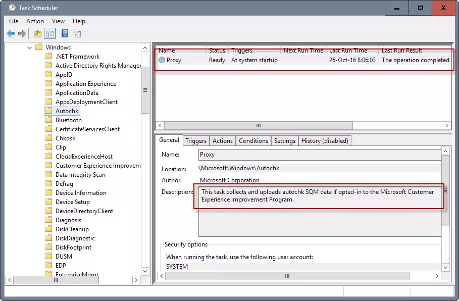 kompitu Scheduler prokura autochk