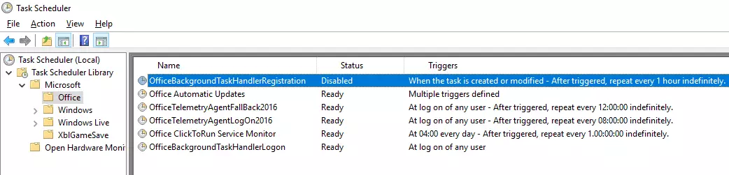 Windows 10 príkaz popup office