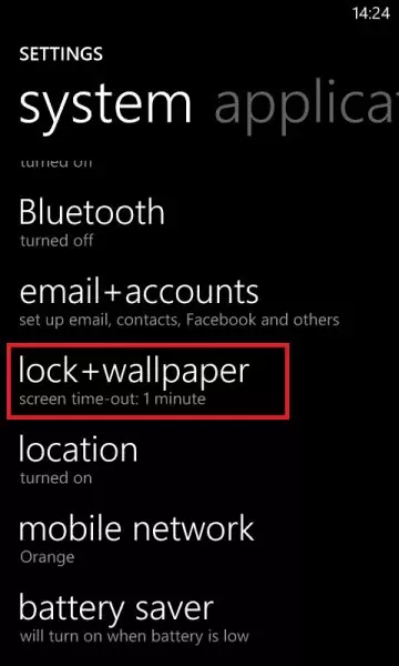 Mokhoa oa ho Sireletsa Windows Phone ka password e liehileng 18287_2