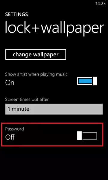 Com protegir Windows Phone amb una contrasenya retardada 18287_3