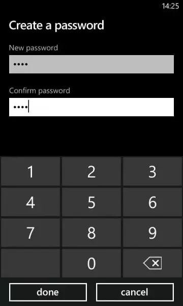 Windows Phone-ны тоткарланган серсүз белән ничек сакларга 18287_4