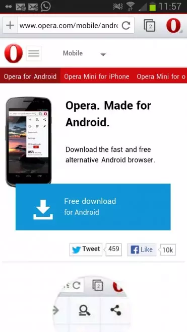 I-opera 14 ye-android
