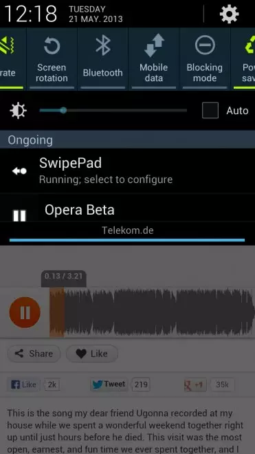 opera html5 аудио