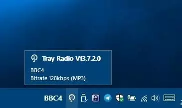 Tray Radio stream ຂໍ້ມູນ