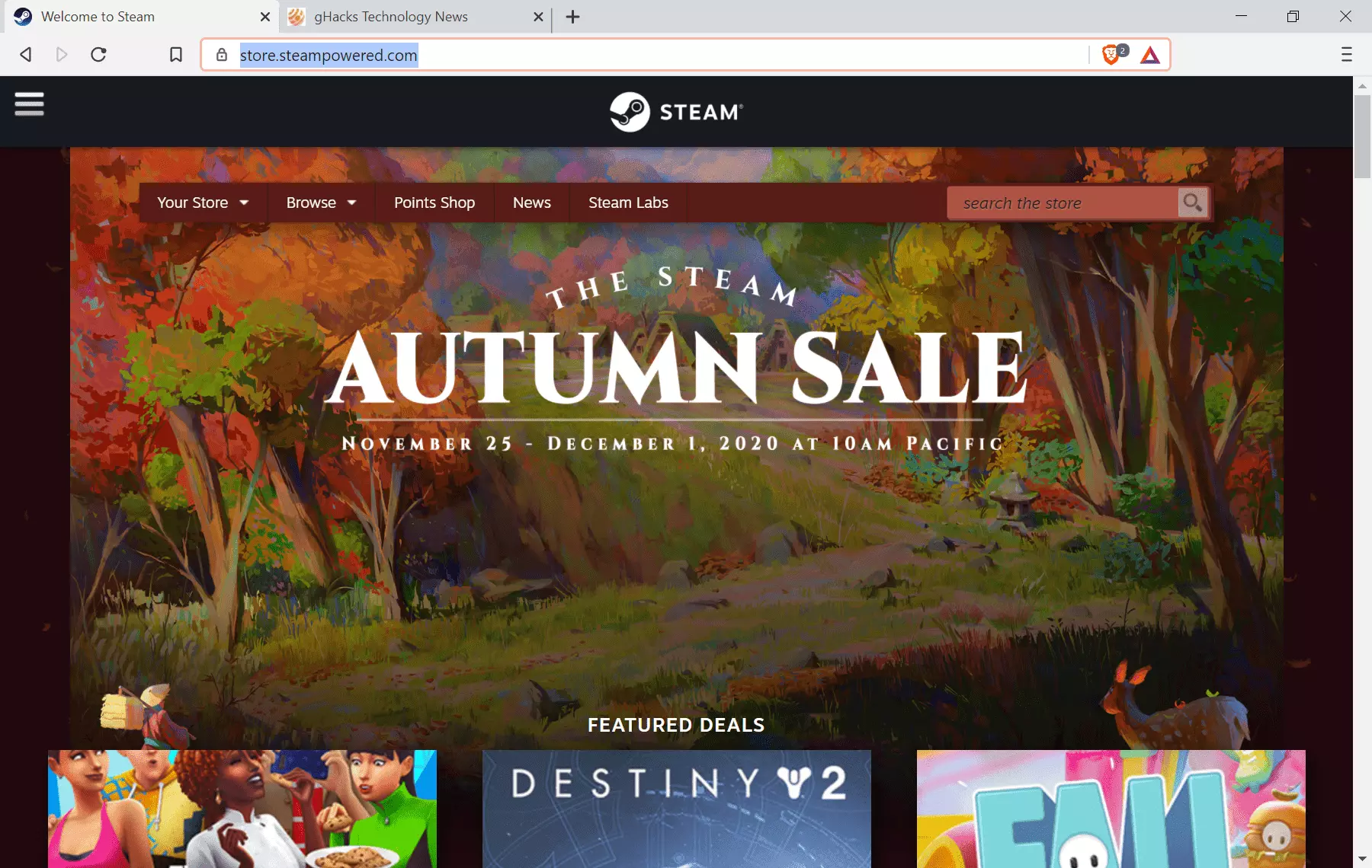 Steam Autumn Sale 2020: ieu 8 saran kaulinan