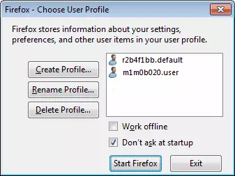 Firefox-Profilmanager