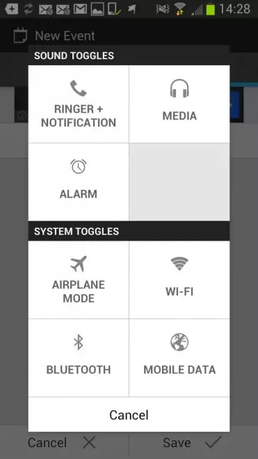 Android ವೇಳಾಪಟ್ಟಿಯಲ್ಲಿ ಧ್ವನಿಗಳನ್ನು ಆಫ್ ಮಾಡಿ