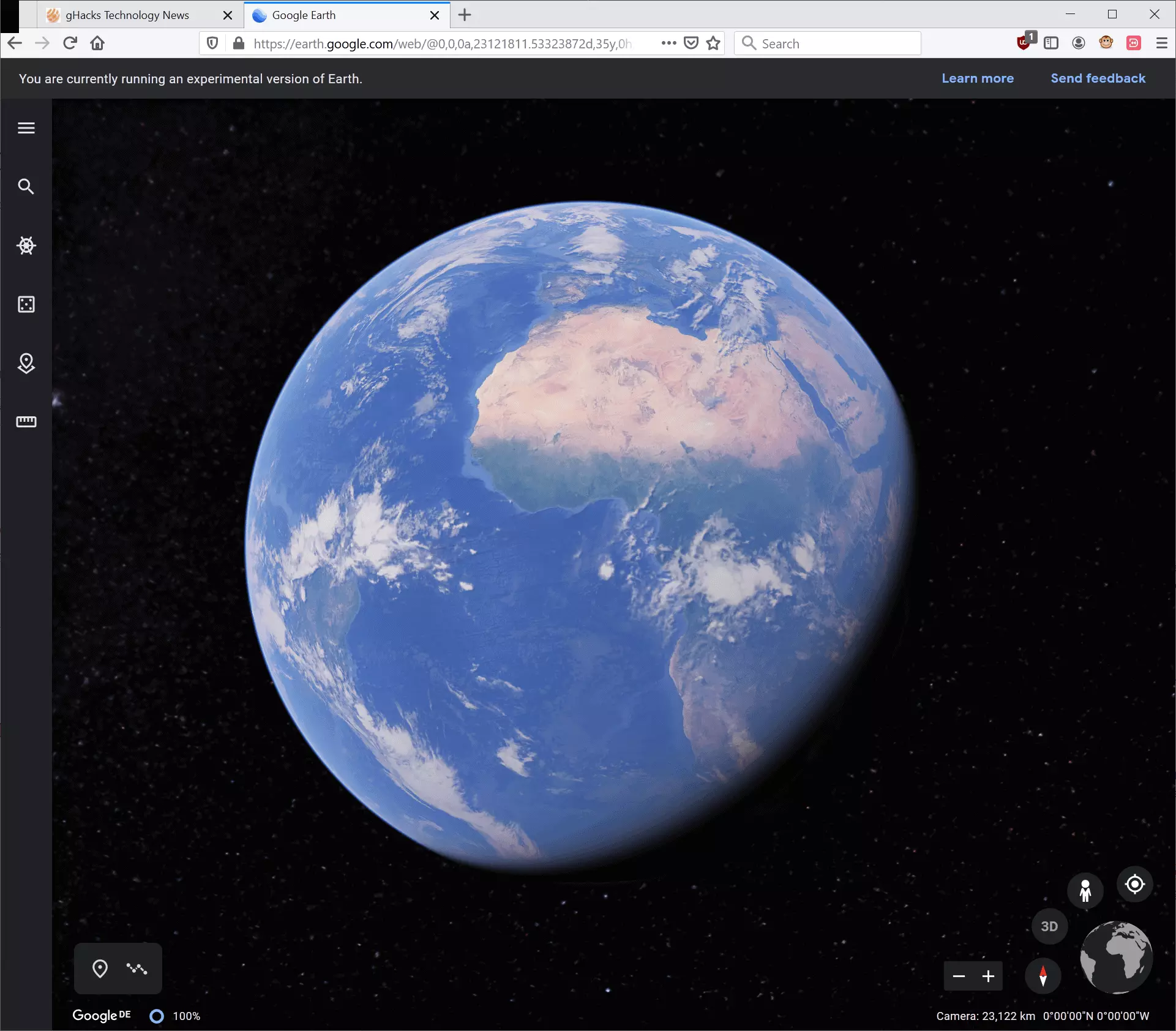 Google Earth firefox