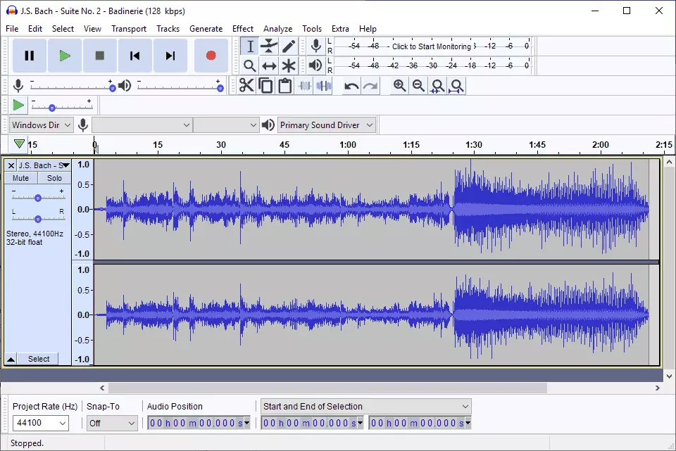 Malfermfonta sonredaktilo Audacity nun estas parto de MuseGroup