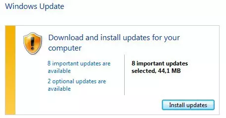 Windows Update 2012 年 7 月