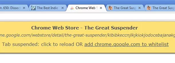 schermate di memoria di Chrome gratuite