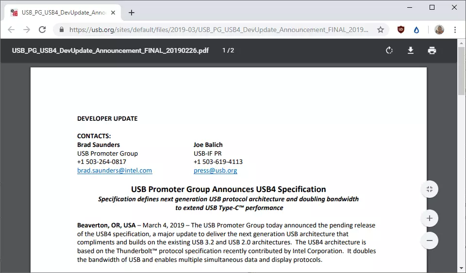 थंडरबोल्ट-आधारित USB4: पिछड़ा संगत, गति लाभ और बहुत कुछ