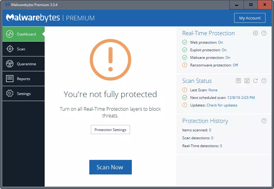 Malwarebytes 3.0