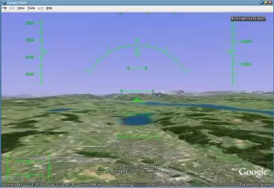 google Earth flight simulator