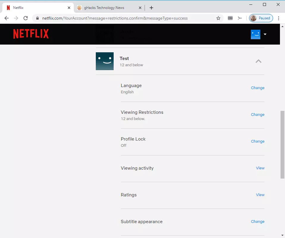 Sada možete Pin zaštititi Netflix profile