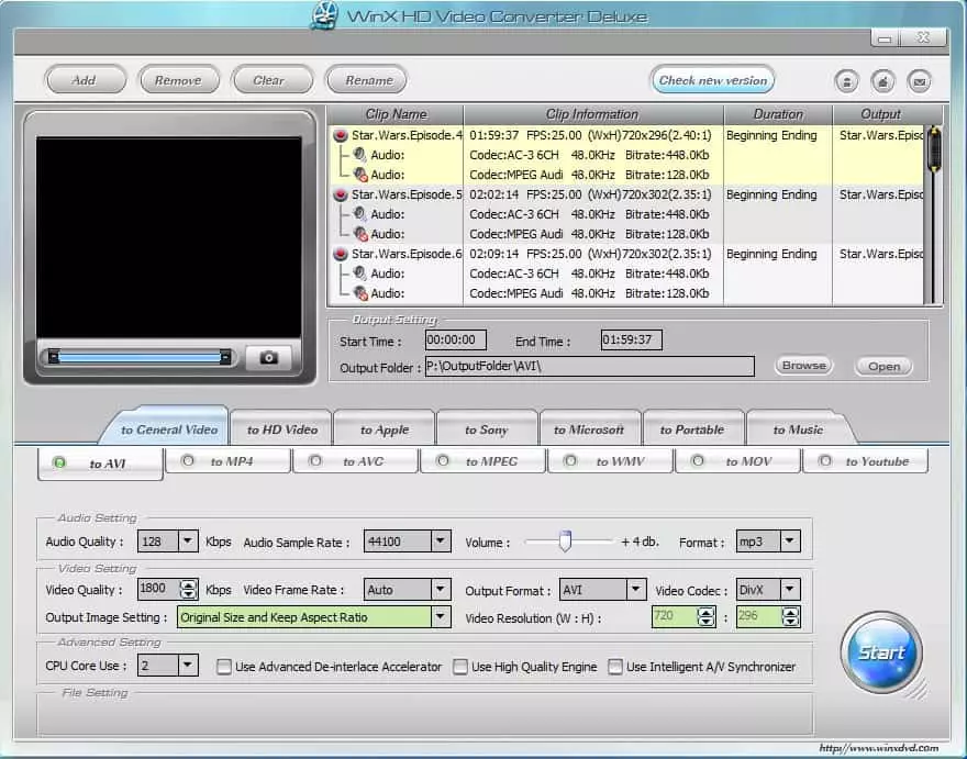 Libre ang WinX HD Video Converter Deluxe 19053_1