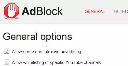 Adblock приемлемая реклама