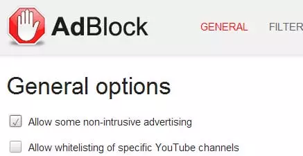 adblock nga madawat nga mga ad