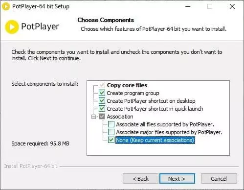 Configuració del potplayer 4